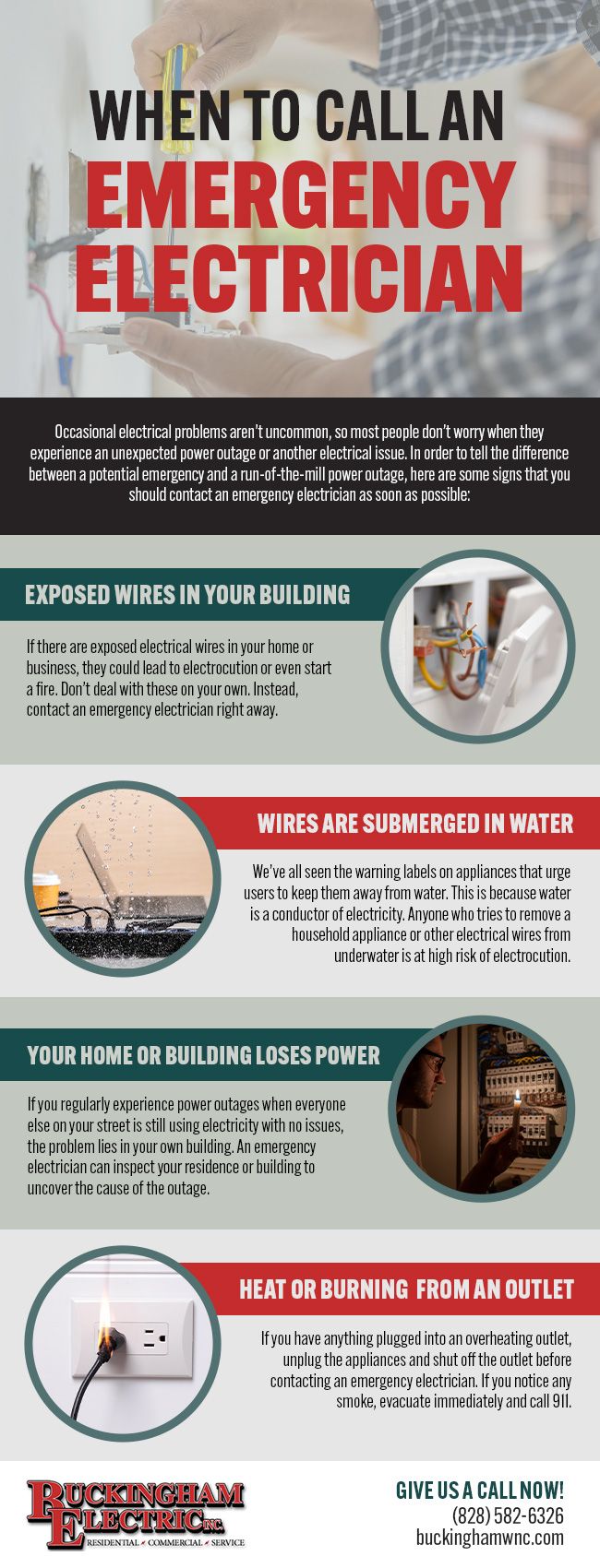 How to Know When to Call an Emergency Electrician [infographic ...